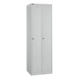 Sch&auml;fer Shop Sch&auml;fer Shop Select Garderobenspind Set, 2-teilig, jeweils 1 Abteil/4 B&ouml;den, B 300 x T 457 x H 1800 mm, Feinblech, Zylinderschloss
