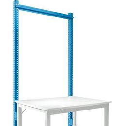 Manuflex Aufbauportal, Grundtisch SPEZIAL Arbeitstisch-/Werkbanksystem UNIVERSAL/PROFI, 1250 mm, lichtblau