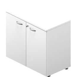 Anstell-Fl&uuml;gelt&uuml;renschrank ARLON OFFICE, B 800 x T 450 x H 730 mm, wei&szlig;