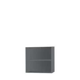Sch&auml;fer Shop Sch&auml;fer Shop Select Anstell-/Aufsatzregal, 2 Ordnerh&ouml;hen, B 800 x T 420 x H 726 mm, graphit