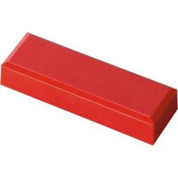 Maul Rechteckmagnete, 53 x 18 x 10 mm, 20 St&uuml;ck, rot