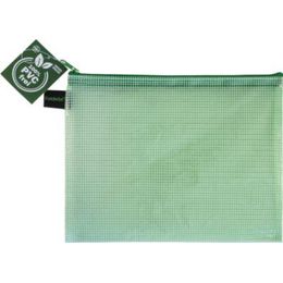Rei&szlig;verschlussbeutel Foldersys, A5, St&auml;rke 0,20 mm, B 254 x H 200 mm, PVC-freie Folie, gr&uuml;n-transparent