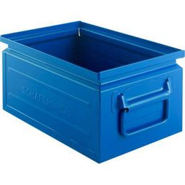 Sch&auml;fer Shop Sch&auml;fer Shop Select Stapelbox, 8,5 l, 60 kg, L 330 x B 209 x H 150 mm, Stahl, RAL 5015 (himmelblau)