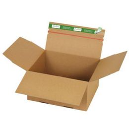 Versandkartons Gr&uuml;nmarie&reg;, 265 x 225 x 140 mm, ideal f&uuml;r P&auml;ckchen Gr&ouml;&szlig;e M, Automatikboden, bis 20 kg, 100 % recycelbar, FSC&reg;-Wellpappe, braun, 25 St.