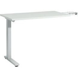 Sch&auml;fer Shop Sch&auml;fer Shop Select Anbautisch Start Off, f. T-Fu&szlig;, rechteckig, B 1000 x T 600 x H 735 mm, lichtgrau