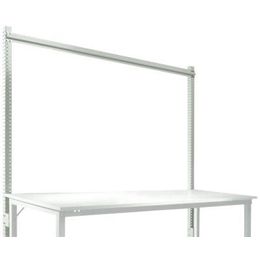 Manuflex Aufbauportal, Grundtisch SPEZIAL Arbeitstisch-/Werkbanksystem UNIVERSAL/PROFI, 2000 mm, lichtgrau