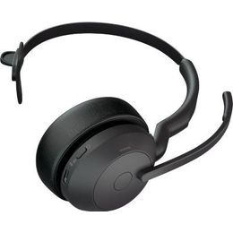 Headset Jabra Evolve2 55 link380a Mono, Reichweite bis 30 m, bis 10 h, UC-optimiert, schwarz