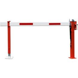 Wegesperre mit Gasdruckfeder, feste Auflagest&uuml;tze, 3330 mm