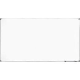 Whiteboard 2000 Maulpro, wei&szlig; emailliert, Rahmen platingrau, 1800 x 900 mm
