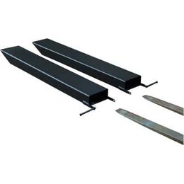 Bauer Gabelverl&auml;ngerung f&uuml;r Flurf&ouml;rderzeuge, offene Ausf&uuml;hrung, L 1800 x B 150 x 70 mm, schwarz