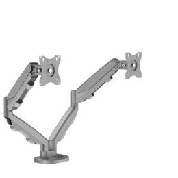 Dual Monitorarm Fellowes Eppa&trade;, bis 39" Gesamtbreite, VESA, dreh-/schwenk-/neig-/h&ouml;henverstellbar, silber