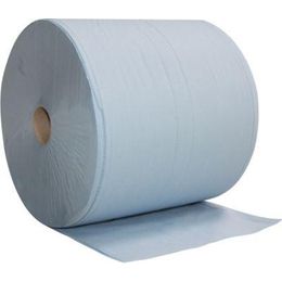Nordvlies Putztuchrolle Basic Line, 2 Rollen je 1000 Blatt, 2-lagig, 380 x 360 mm, blau