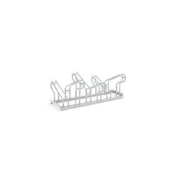 B&uuml;gelparker WSM, 2-seitig, f&uuml;r Reifen bis B 55 mm, B 1050 x T 3200 x H 415 mm, Stahl feuerverzinkt, 6 Einstellpl&auml;tze, montiert
