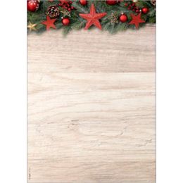 Sigel Motivpapier "Chalet Style", DIN A4, 90 g/m&sup2;, 100 Blatt, Feinpapier, FSC-Mix Credit