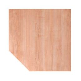Trapezplatte TOPAS LINE, Nussbaum/silber