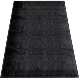 Schmutzfangmatte miltex Eazycare Style, eckig, antistatisch, UV-best&auml;ndig, waschbar, High-Twist-Nylon & Niltrilgummi, 1200 x 2000 mm, tiefschwarz