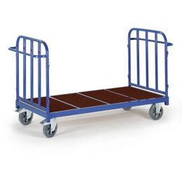 ROLLCART Doppelstirnwandwagen, 2000 x 880 mm, Tragkraft 1.200 kg