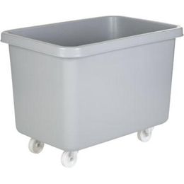Rechteckbeh&auml;lter, Kunststoff, fahrbar, 227 l, grau