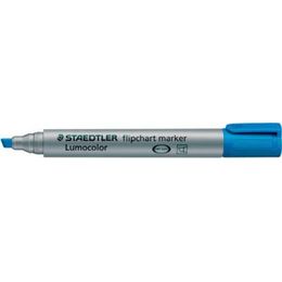 Staedtler Flipchartmarker Lumocolor blau, 2-5 mm, Keilspitze