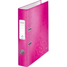Leitz&reg; Ordner WOW 1006, DIN A4, R&uuml;ckenbreite 50 mm, pink