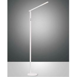 LED-Stehlampe Ideal, 10 W, 770 lm, dimmbar, IP20, &Oslash; 200 x H 1750 mm, Aluminium, wei&szlig;
