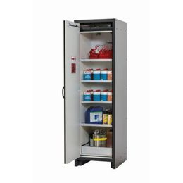 Sicherheitsschrank Typ 30 ASECOS Q-CLASSIC-30, Fl&uuml;gelt&uuml;r, Anschlag links, Front Sicherheitsgelb, B 564 x T 620 x H 1947 mm