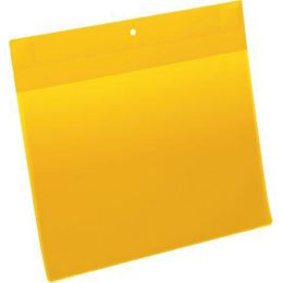 Durable Neodym-Magnettaschen B 297 x 210 mm (A4 quer), 10 St&uuml;ck, gelb