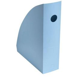 Stehsammler Exacompta BEE BLUE Pen Cube, f&uuml;r Dokumente im Format A4+, mit Griffloch, Kunststoff, pastellblau, 6 St&uuml;ck
