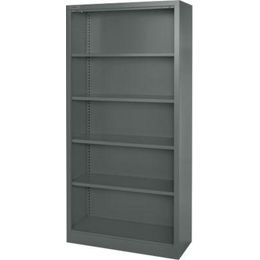 Sch&auml;fer Shop Sch&auml;fer Shop Select Stahlregal MS iCOLOUR, 5 Ordnerh&ouml;hen, B 950 x T 400 x H 1935 mm, graphit RAL 7024