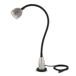 BAUER & BÖCKER LED-Arbeitsleuchte Bauer & Böcker Flexi, 4,5 W, 450 lm, 5500 K, dimmbar, neigbar, Magnetfuß, IP65, L 610 mm, Aluminium, grau-schwarz