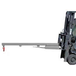 Bauer Lastarm f&uuml;r Gabelstapler, 2400-5,0, grau RAL 7005