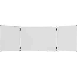 Klapptafel Legamaster UNITE PLUS, magnetisch, 5 Schreibfl&auml;chen, B 1500/3000 x T 13,4 x H 1000 mm, emaillierter Keramikstahl, wei&szlig;