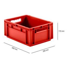 Sch&auml;fer Shop Kasten im EURO-Ma&szlig; EF 4170, ohne Deckel, 15,7 l, rot