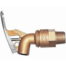 ASECOS Feindosierhahn, Zinkdruckguss, Anschluss 3/4", mit Flammensperre, selbstschlie&szlig;end