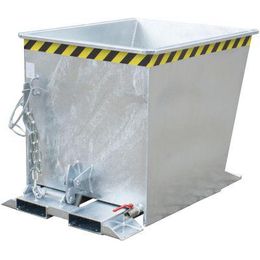 Bauer Sp&auml;ne-Kippbeh&auml;lter SGU-RZ55, f&uuml;r Routenz&uuml;ge, &ouml;l- und wasserdicht, 550 l, verzinkt