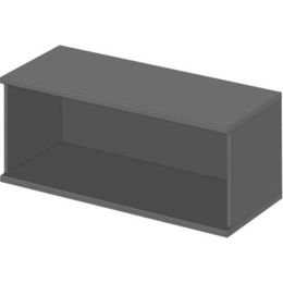 Sch&auml;fer Shop Sch&auml;fer Shop Genius Aufsatzregal TETRIS WOOD, 1 OH, B 1000, graphit