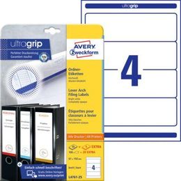 Avery Zweckform AVERY&reg; Zweckform Ordner-Etiketten, ultragrip, 100 + 20 St&uuml;ck