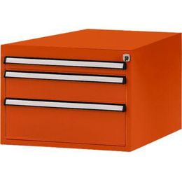 Manuflex Schubladen-Unterbau, f&uuml;r T 800 mm, rotorange