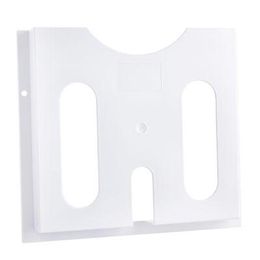 Schaltplantasche EICHNER, A4, V-&Ouml;ffnung, F&uuml;lltiefe 30 mm, selbstklebend/zum Anschrauben, B 240 x T 30 x H 320 mm, Polystyrol, RAL 7035, 25 St&uuml;ck