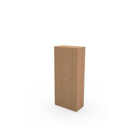 Sch&auml;fer Shop Sch&auml;fer Shop Genius Fl&uuml;gelt&uuml;renschrank TETRIS WALL, 5 Ordnerh&ouml;hen, T&uuml;ranschlag rechts, B 800 x T 440 x H 1880 mm, Buche-Dekor