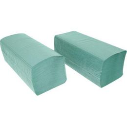 Sch&auml;fer Shop Sch&auml;fer Shop Pure Papierhandt&uuml;cher Zick-Zack-Falzung, 1-lagig, L 250 x B 230 mm, rei&szlig;fest, 5000 Blatt, gr&uuml;n