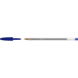 Vorteilspack Kugelschreiber mit Kappe BIC&reg; Cristal&reg; Original, 0,4 mm, blau, 100 St&uuml;ck