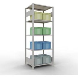 SCHULTE LAGERTECHNIK - Stecks.Grundr. mit L&auml;ngenriegel - 2000x750x600 mm, Typ 150 kg