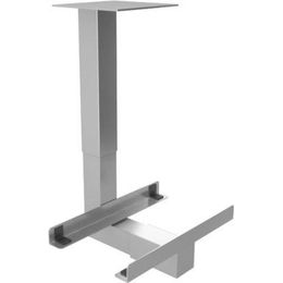 CPU-Halter f&uuml;r Schreibtisch Topas Line, silber