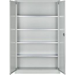 Sch&auml;fer Shop Sch&auml;fer Shop Select Materialschrank MSI 2512 S, B 1200 x T 500 x H 1935 mm, lichtgrau/lichtgrau
