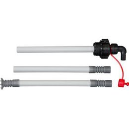 Saugrohr f&uuml;r CEMO Cematic-Pumpensysteme, 3-teilig, mit AF2-Kupplung & 2&Prime;-Einschraubgewinde BSP mit Ausgang DN19