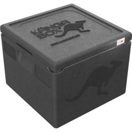 Thermobox K&auml;ngabox&reg; Easy S, Volumen 40 l, Tragegriffe, stapelbar, mit Deckel, wiederverwendbar, L 410 x B 410 x H 395 mm, EPP, schwarz