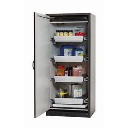 Sicherheitsschrank Typ 30 ASECOS Q-CLASSIC-30, Fl&uuml;gelt&uuml;r, Anschlag links, Front Sicherheitsgelb, B 864 x T 620 x H 1947 mm