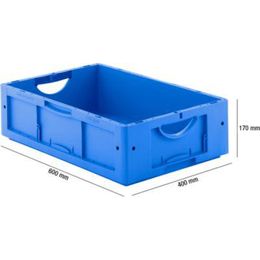 Sch&auml;fer Shop Euro Box Serie LTB 6170, aus PP, Inhalt 30,7 L, ohne Deckel, blau