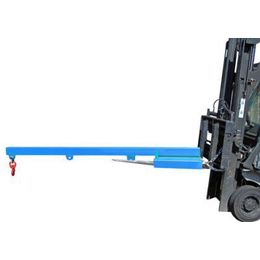 Bauer Lastarm f&uuml;r Gabelstapler, 2400-1,0, blau RAL 5012